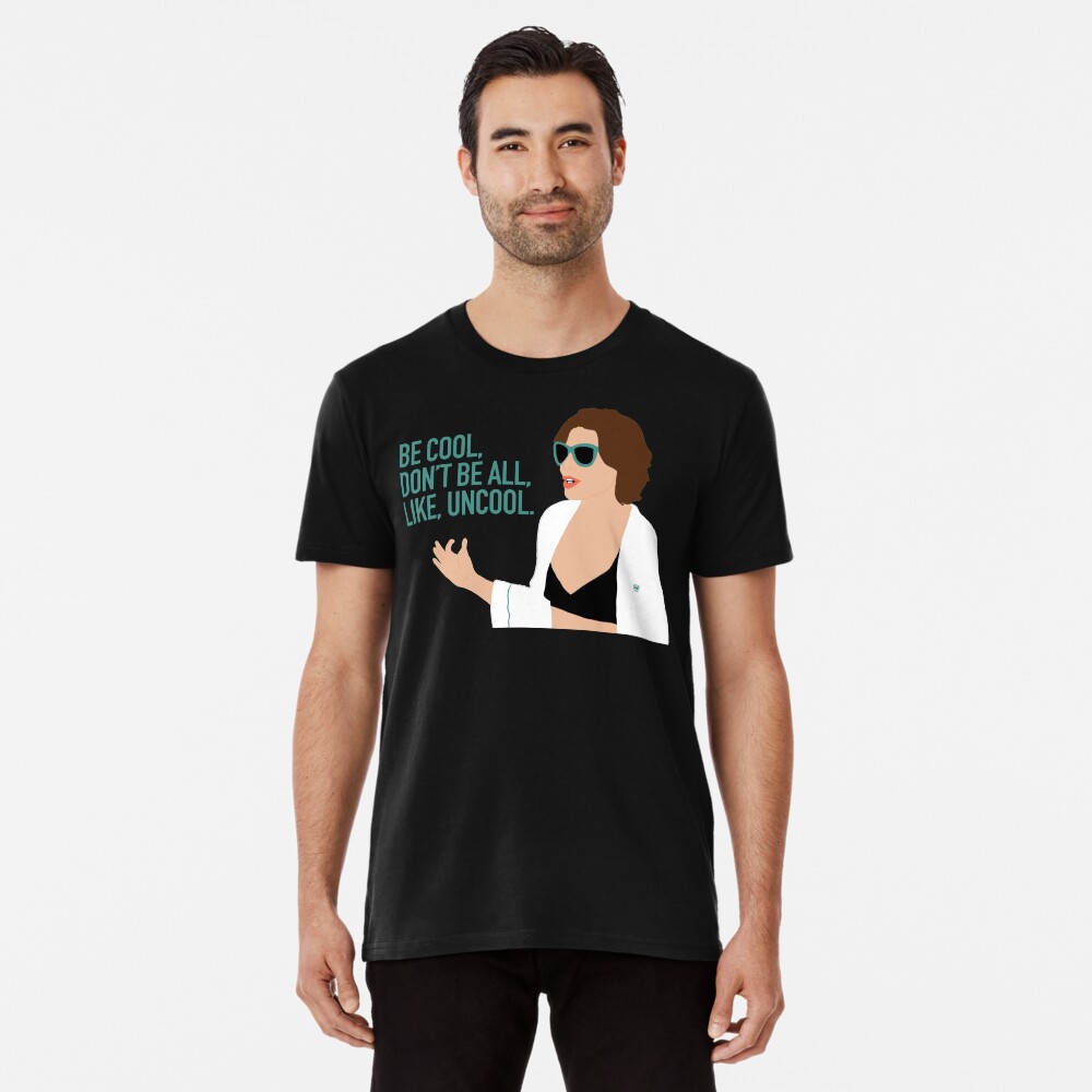 "Be Cool, Don’t Be All, Like, Uncool. - Luann RHONY design" Sticker for ...