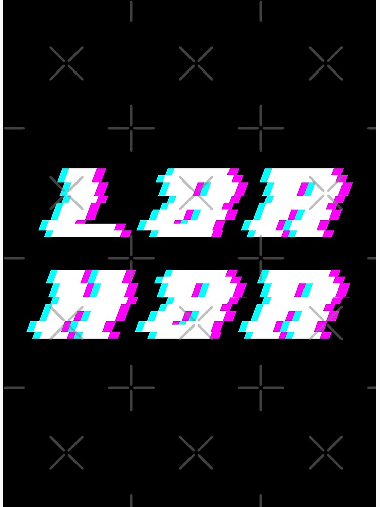 Póster «L8R H8R (Hater posterior) - Texto alfanumérico con fallas» de ...