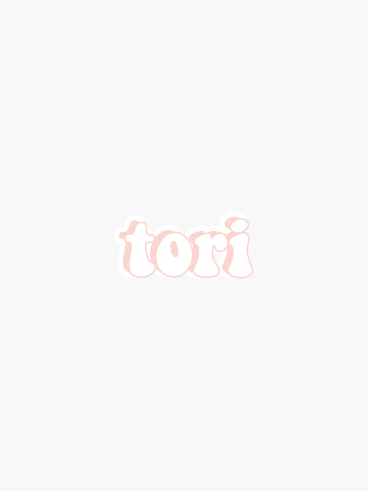 "tori" Sticker by isacreatesss | Redbubble