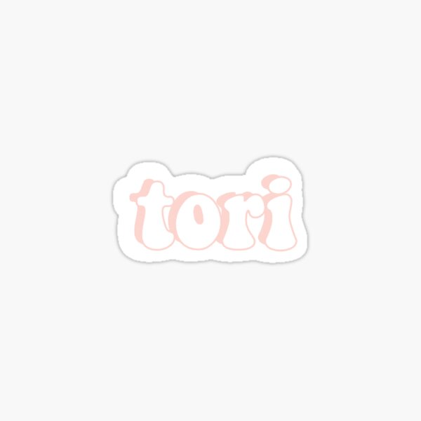 "tori" Sticker by isacreatesss | Redbubble