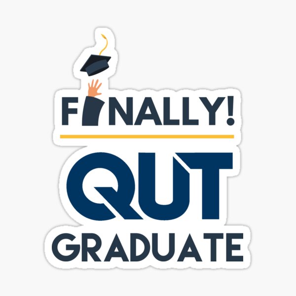 "QUT graduate" Sticker for Sale by amr-badawy | Redbubble