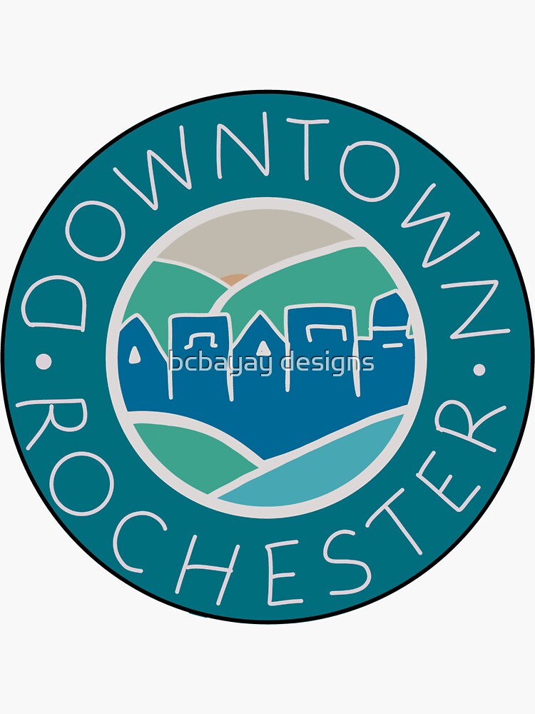 "Rochester MI sign" Sticker for Sale by itslaurenb | Redbubble
