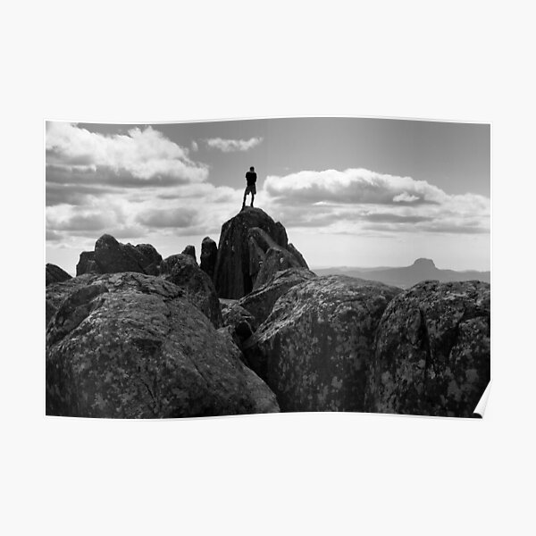 "On Mt Ossa's summit proper" Poster by bonsta | Redbubble