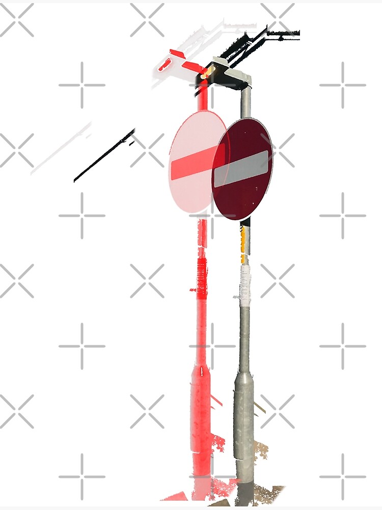 "Stop Sign Glitch (Red)" Art Print by abigabhall | Redbubble