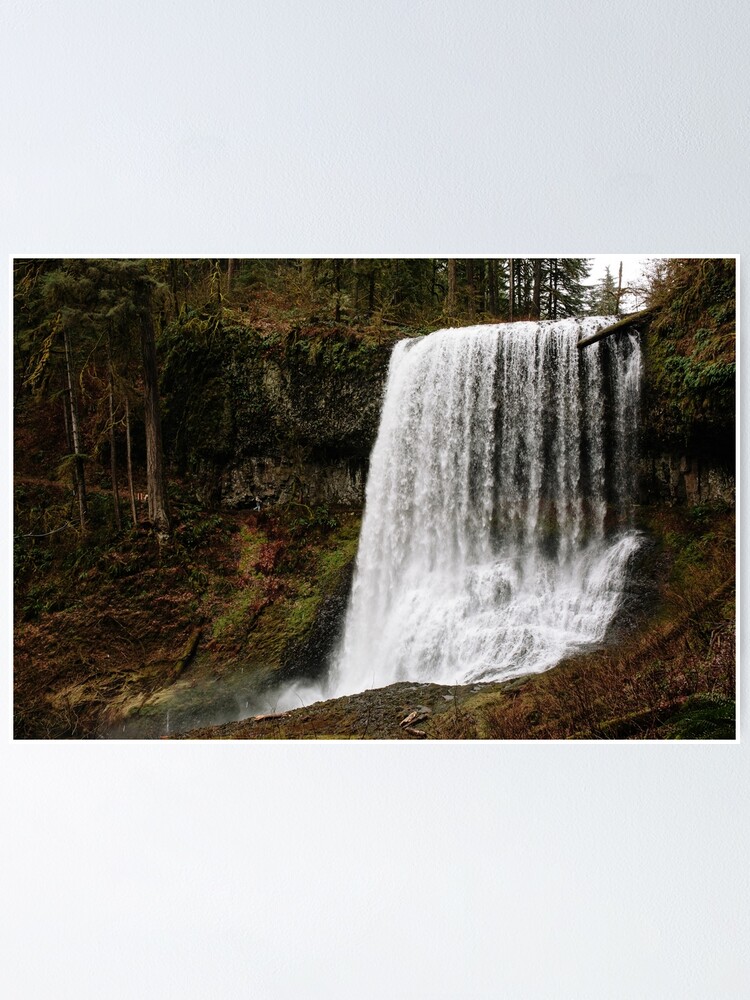 "Oregon Waterfall // Silver Falls State Park" Poster by CorrieMick ...