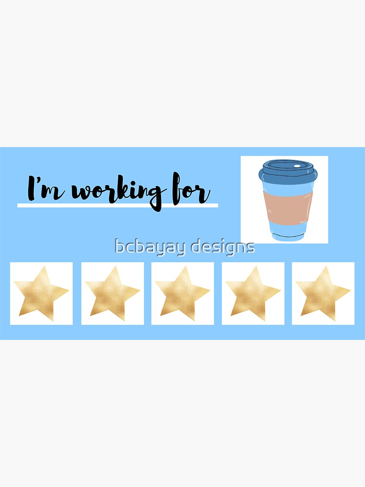 "Copy of Coffee Token Board" Sticker for Sale by itslaurenb | Redbubble