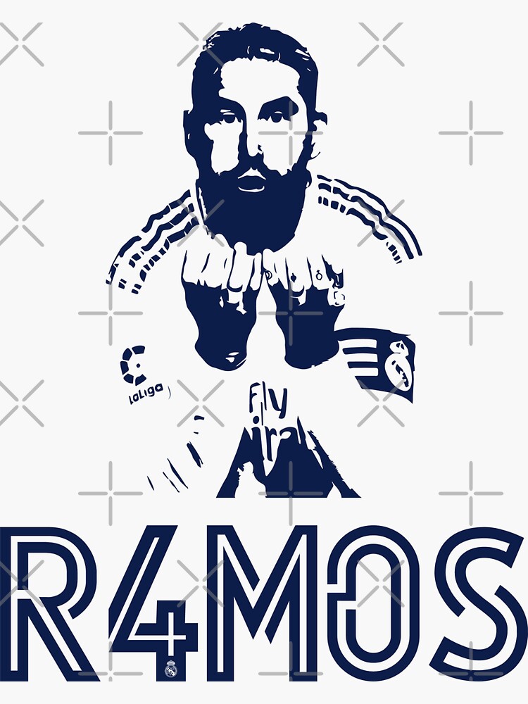 "Sergio Ramos 20/21" Sticker for Sale by ibrodesigns | Redbubble