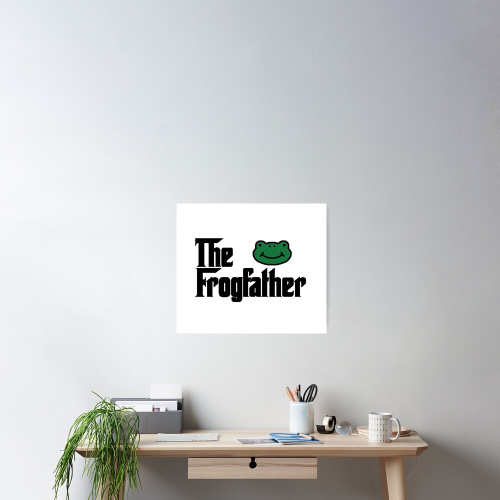 "The Frogfather Logo" Poster for Sale by The-Frogfather | Redbubble