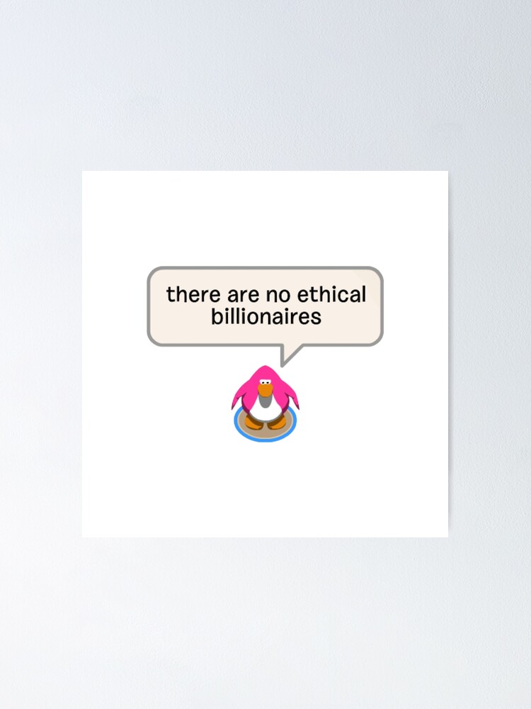 "eat the rich penguin" Poster for Sale by chnlrdt | Redbubble