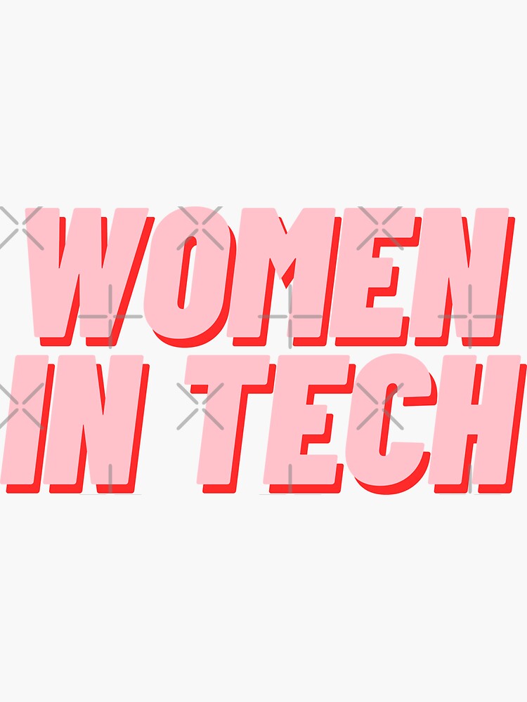 "Women in Tech" Sticker for Sale by polishalpaca | Redbubble