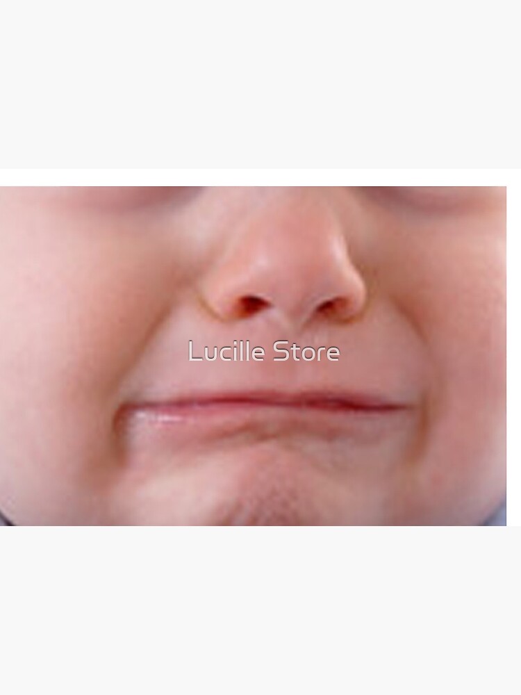 "Funny Child With A Booger Snotty Nose Sad Boy Mask" Mask by Anas777 ...