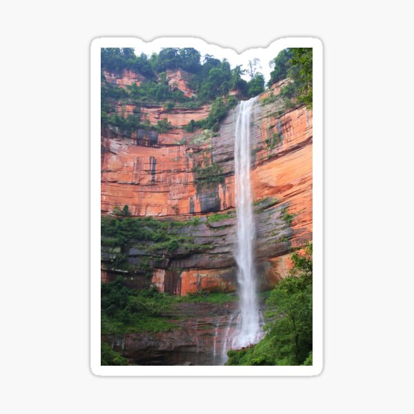 "waterfall " Sticker by SherriMans | Redbubble
