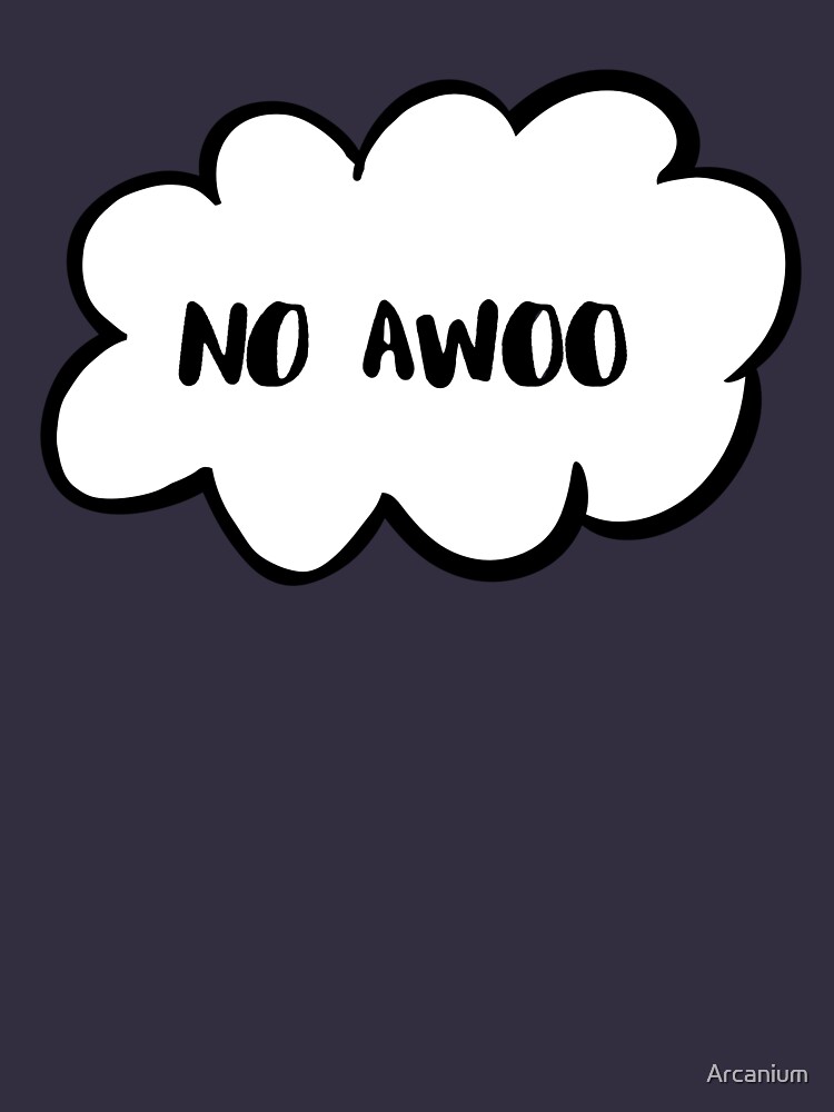 "No Awoo Dog" T-shirt by Arcanium | Redbubble