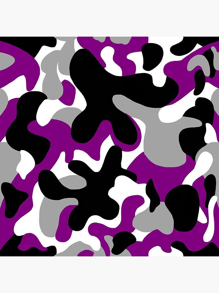 "Purple camouflage" Poster for Sale by BobaPuma | Redbubble