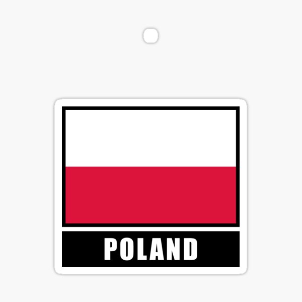 "Poland Polish flag flag" Sticker by GeogDesigns | Redbubble