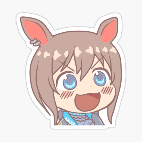 "Amiya Excited Design owo" Sticker for Sale by schwarzfan | Redbubble