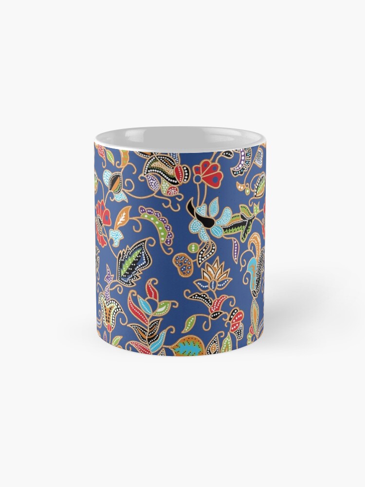 "Sarong Kebaya Batik Blue" Coffee Mug for Sale by push2play | Redbubble