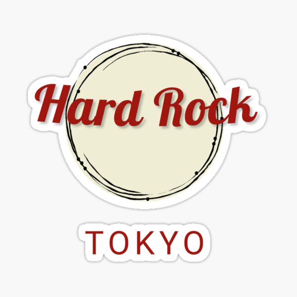 "Hard Rock" Sticker for Sale by MirageBoutique | Redbubble