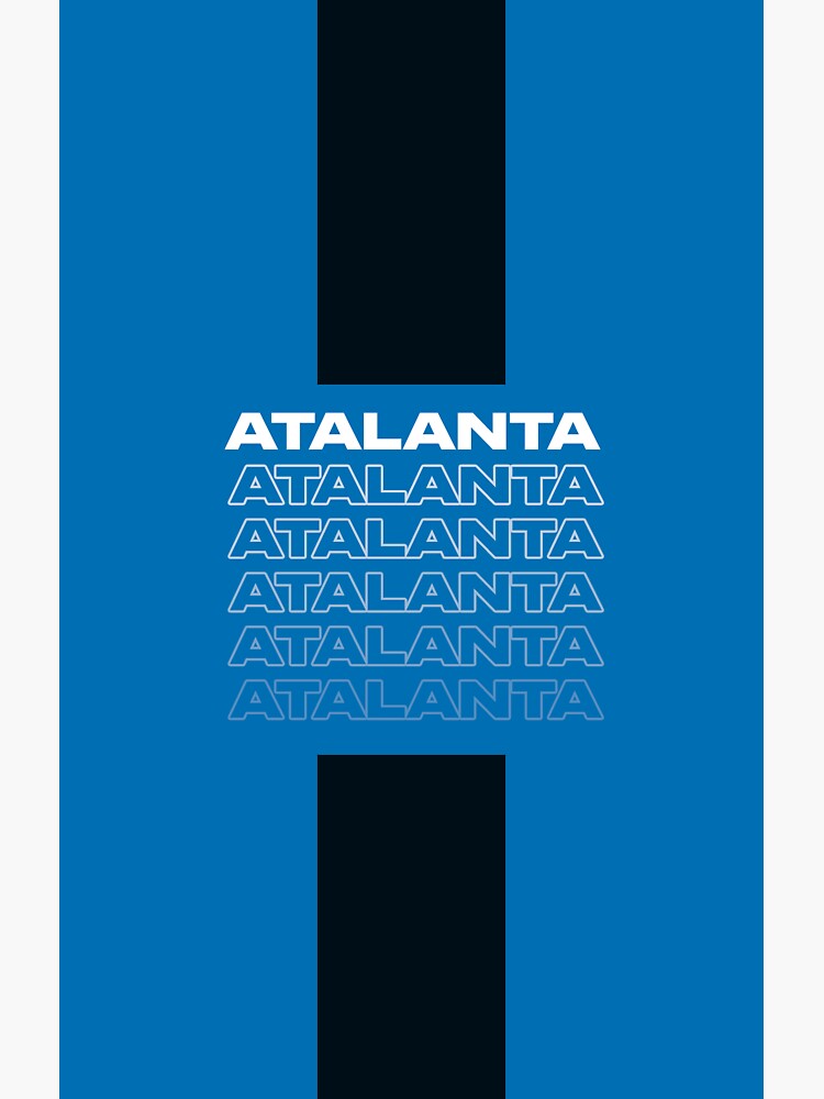 "Atalanta Bergamo 2020/21" Sticker for Sale by BastoosDesign | Redbubble