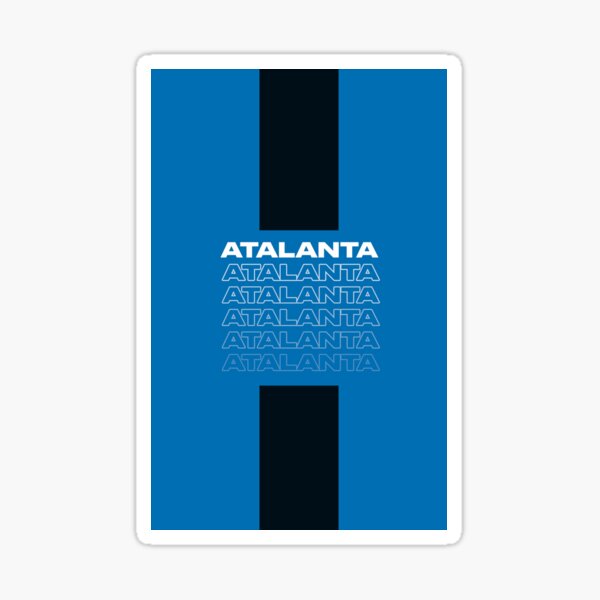 "Atalanta Bergamo 2020/21" Sticker for Sale by BastoosDesign | Redbubble