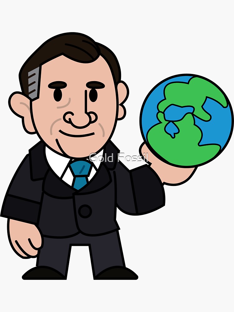 "Alfred Wegener" Sticker for Sale by Joe-raffe | Redbubble