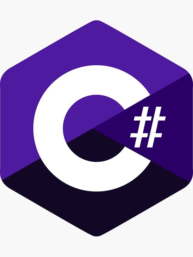 "C Sharp" Sticker for Sale by Starstacks | Redbubble