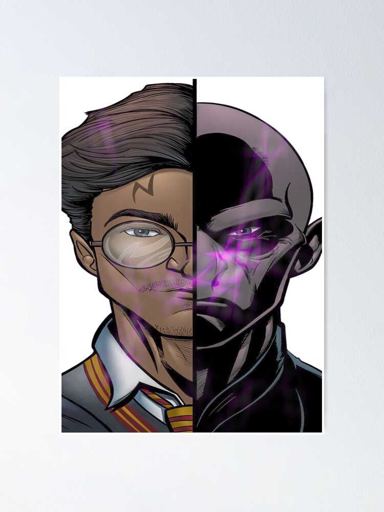 "2 face " Poster by wizardandmagic | Redbubble