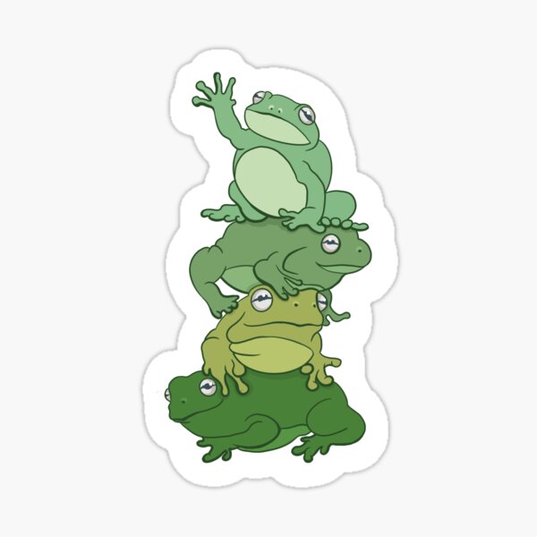"frog tower" Sticker by mikaylabianchin | Redbubble