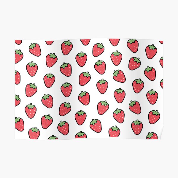 "strawbs" Poster by izzigrace6 | Redbubble