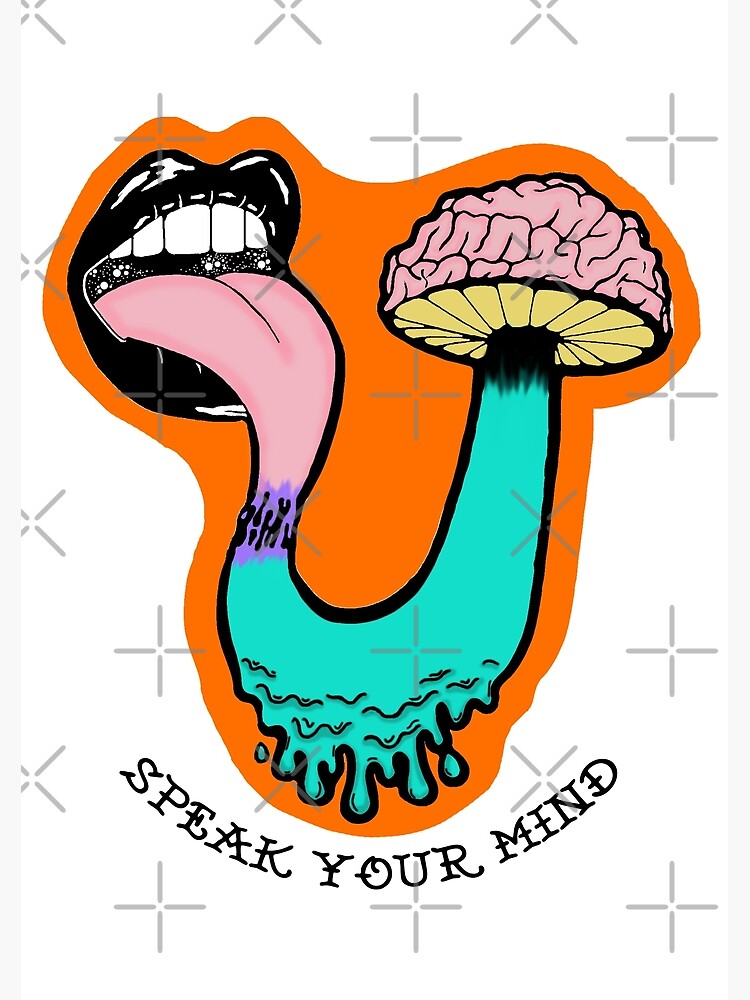 "Speak Your Mind" Poster by pinkminkx | Redbubble