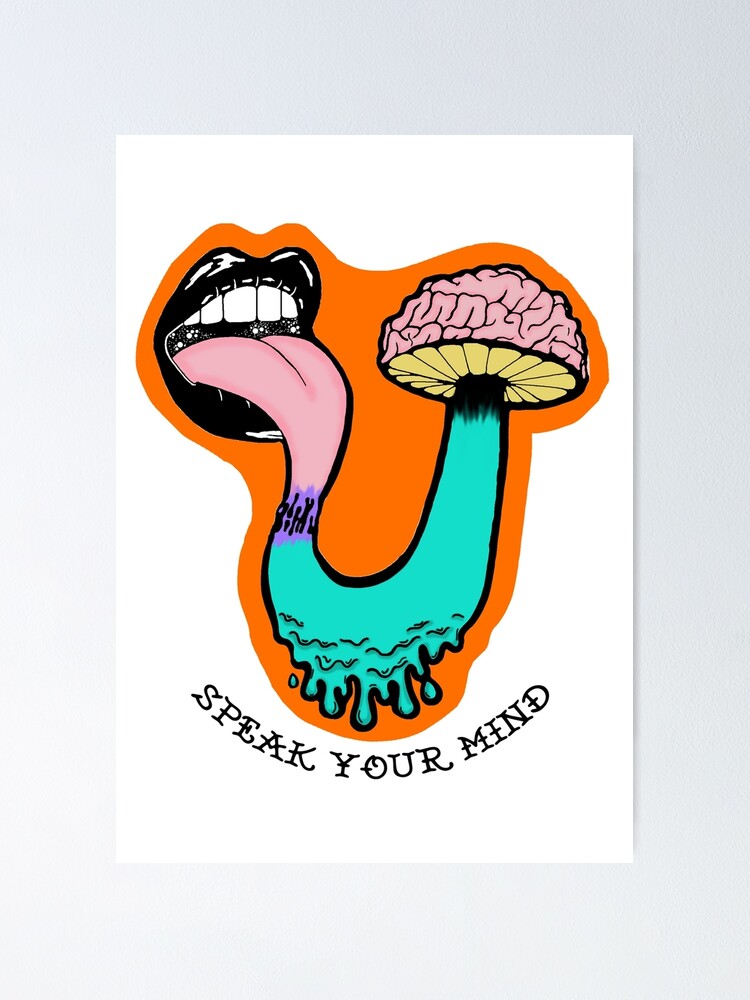 "Speak Your Mind" Poster by pinkminkx | Redbubble