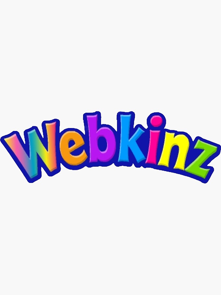 "Webkinz" Sticker for Sale by letayl3 | Redbubble