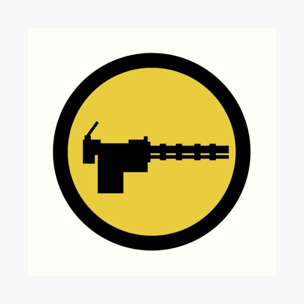 Minigun Art Prints | Redbubble