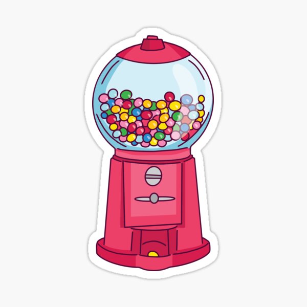 "Gumball Machine" Sticker for Sale by csariana | Redbubble