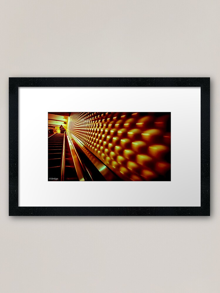 "Psychedelic Commuter" Framed Art Print for Sale by Tentigo | Redbubble