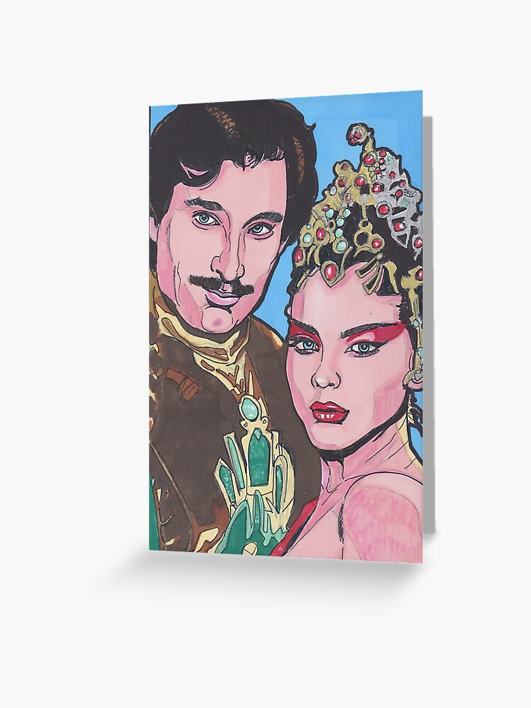 "Flash gordon, prince Baron and Princess Aura" Greeting Card for Sale ...