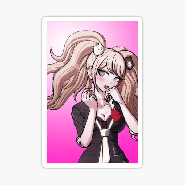 "Junko Enoshima" Sticker by kawaiicrossing | Redbubble