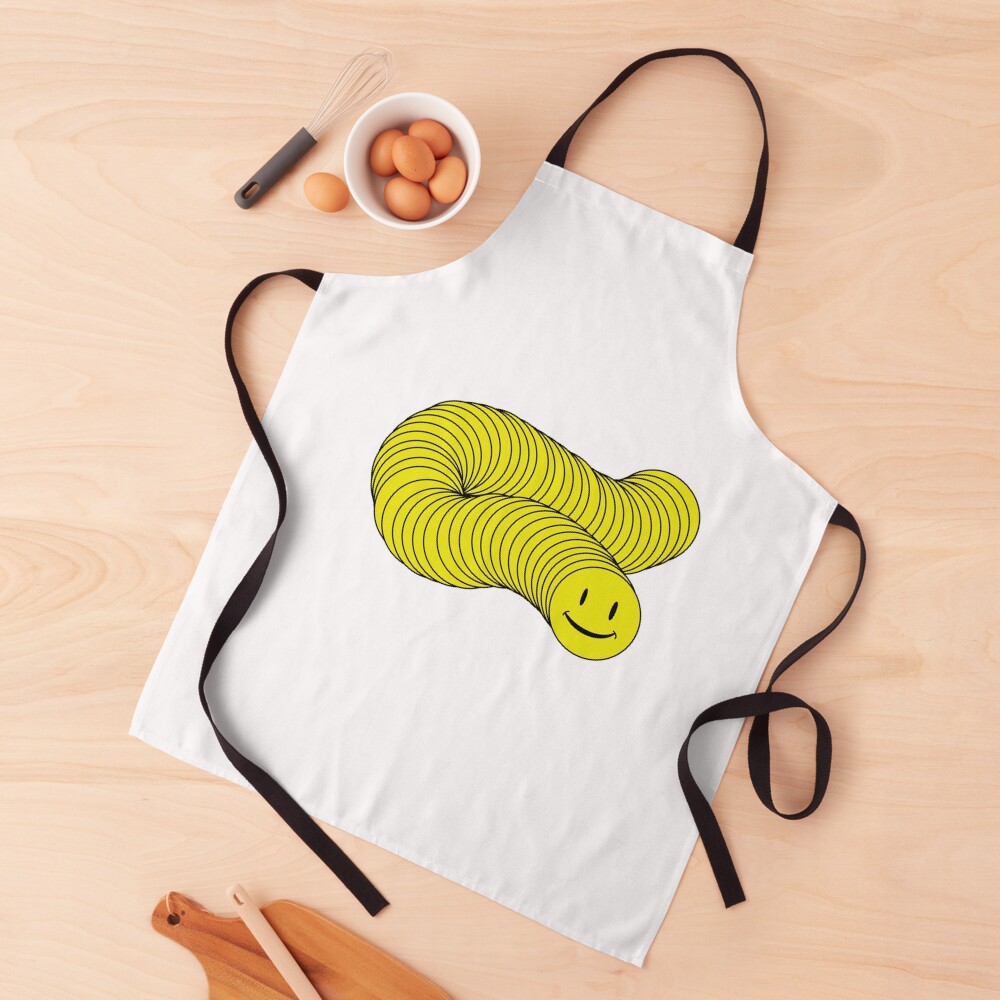 Tablier « SMILEY FACE SLINKY », par Glossypop | Redbubble