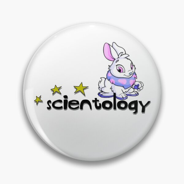 "Neopets Cybunny Scientology Logo" Pin for Sale by faerendipity | Redbubble