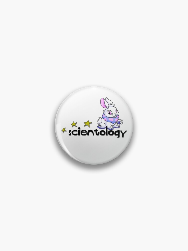 "Neopets Cybunny Scientology Logo" Pin for Sale by faerendipity | Redbubble