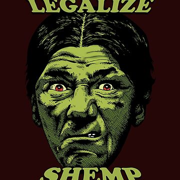 "Legalize Shemp" Sticker for Sale by vamporamadesign | Redbubble