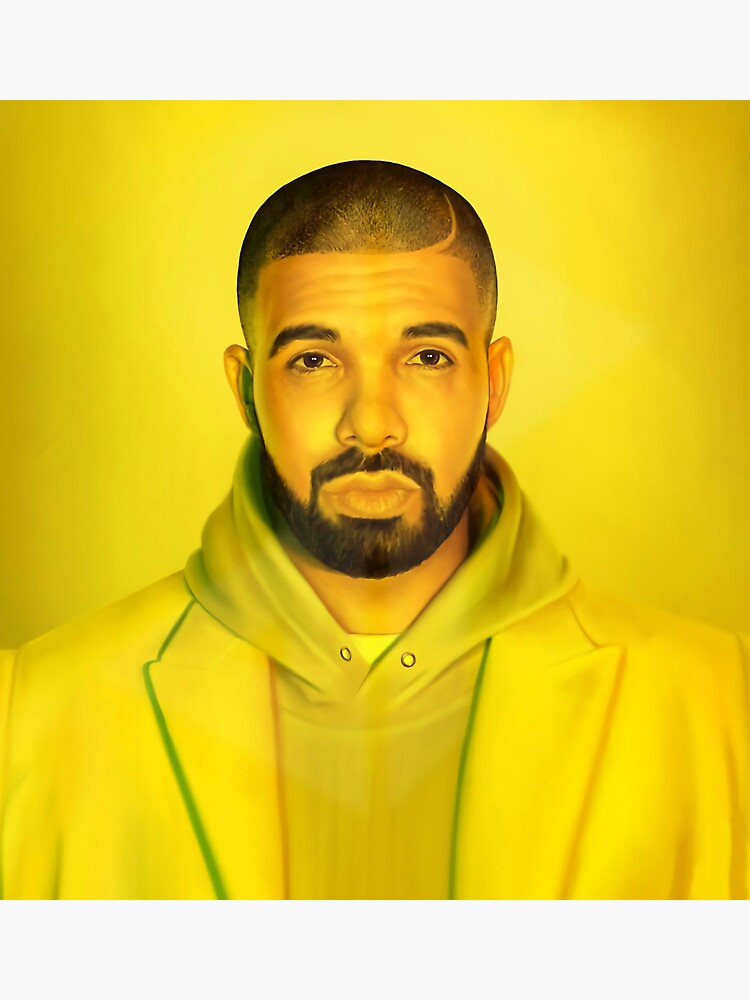 "yellow rapper poster" Sticker for Sale by stephaniesances | Redbubble