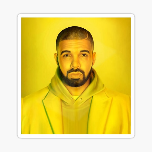 "yellow rapper poster" Sticker for Sale by stephaniesances | Redbubble
