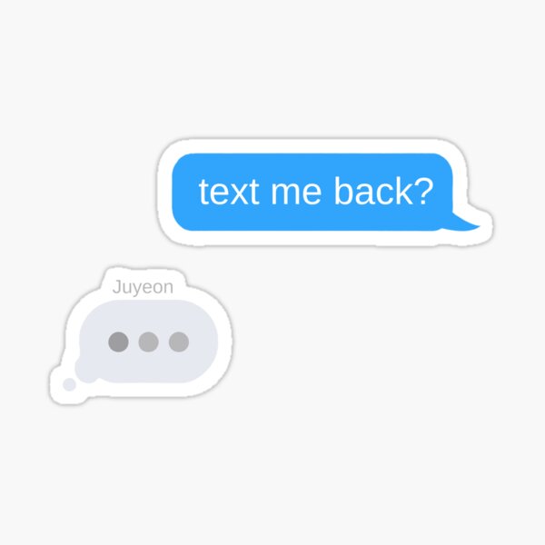 "The Boyz Juyeon Text Me Back Sticker" Sticker by ellalurixe | Redbubble
