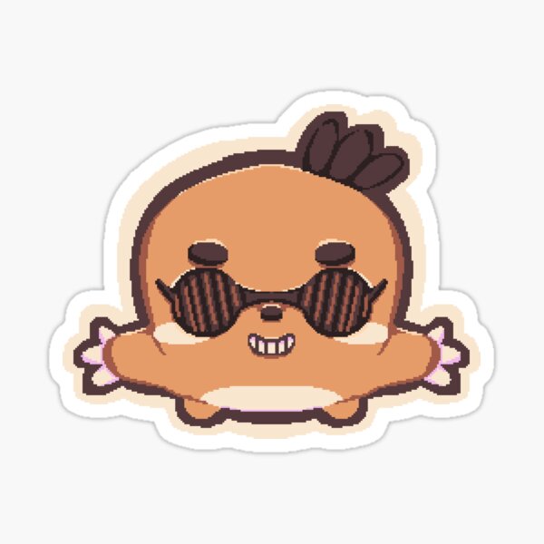 "Kawaii Mole (Pixel Art)" Sticker for Sale by mysticaldrop | Redbubble