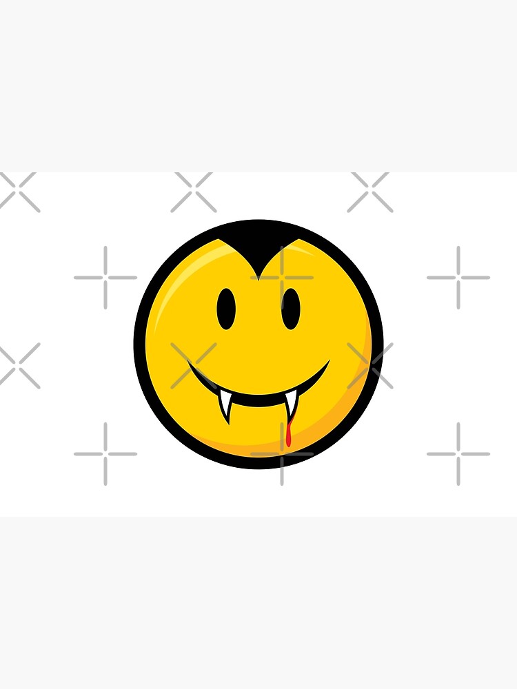"Vampire Emoji Smiley Face" Poster for Sale by creativecurly | Redbubble