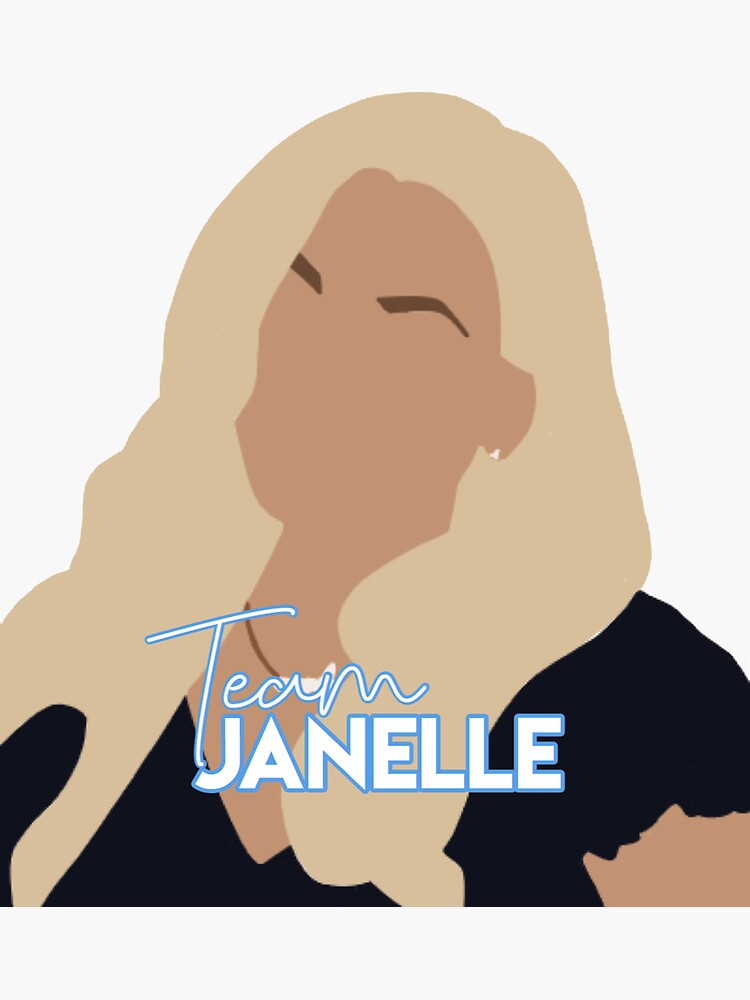 "Team Janelle - Big Brother" Sticker by JulietMingle | Redbubble