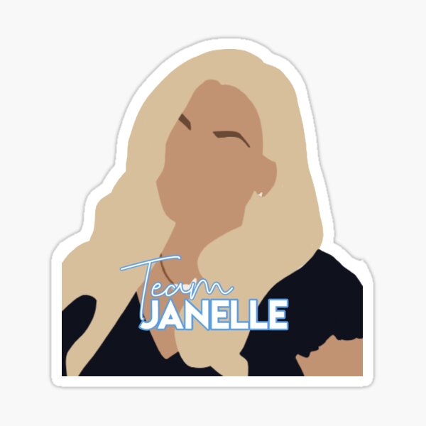 "Team Janelle - Big Brother" Sticker by JulietMingle | Redbubble