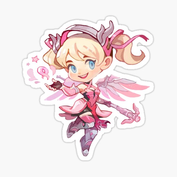 Mercy Overwatch Stickers | Redbubble