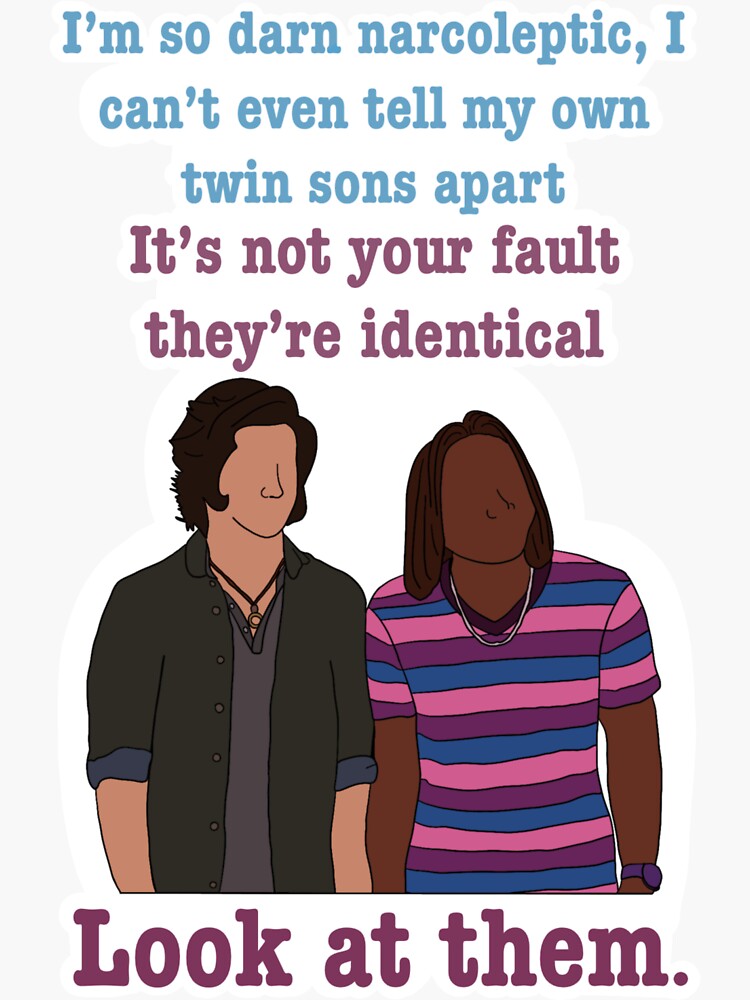 "Beck And Andre Twins" Sticker by sammito | Redbubble